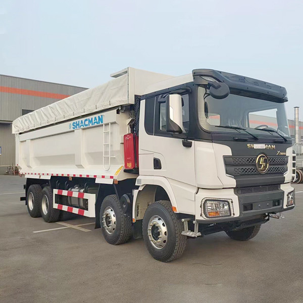 Quality Shacman X3000 8X4 U Shape Dump Truck Automatic Left Normal Seats for sale