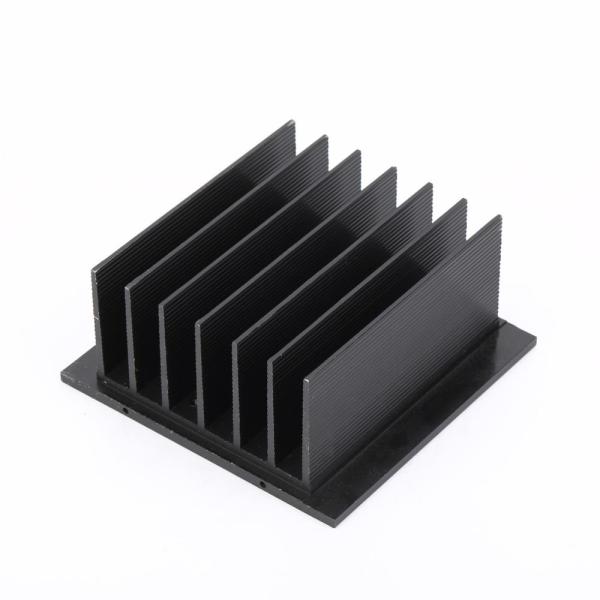 Quality Electrophoresis Extruded Aluminum Heatsink Black Anodized Aluminum Extrusion for sale