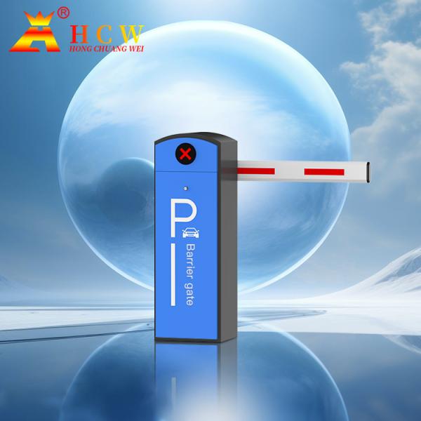 Quality HCW Pole Barrier Gate Model Traffic Price Remote Control 3s 6s Waterproof Cost Rfid Barrier Gate Arm Length for sale