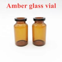 Quality Brown 20ml Medical Glass Vial Neutral Borosilicate Glass Bottle For Injection for sale