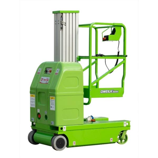 Quality 8m Working Height Vertical Lifting Platform , Single Mast Aerial Work Platform for sale