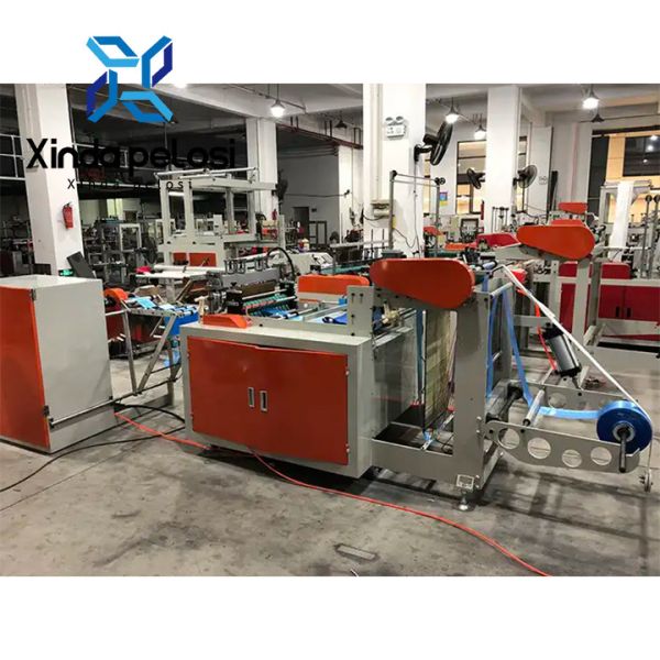 Quality 1.1kw Bin Bag Making Machine Compostable Bags Manufacturing Machine Automated for sale