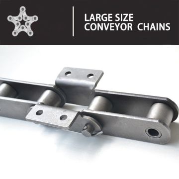Quality Custom Pitch 100mm Bucket Elevator Conveyor Chain With Attachments for sale