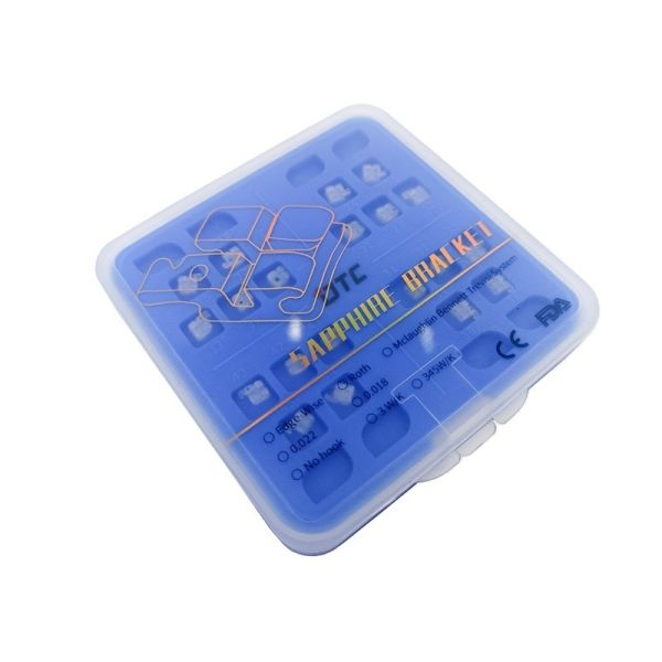 Quality Orthodontic Treatment with DTC Sapphire Bracket Dental Brace ISO Standard for sale