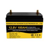 Quality Waterproof Deep Cycle Lithium Ion Battery Cells Rechargeable 12.8v 100ah for sale