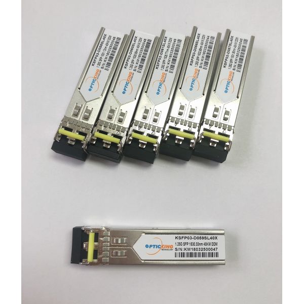 Quality 40km 1.25G SFP Optical Module DWDM 1530.33nm DFB laser transmitter for sale