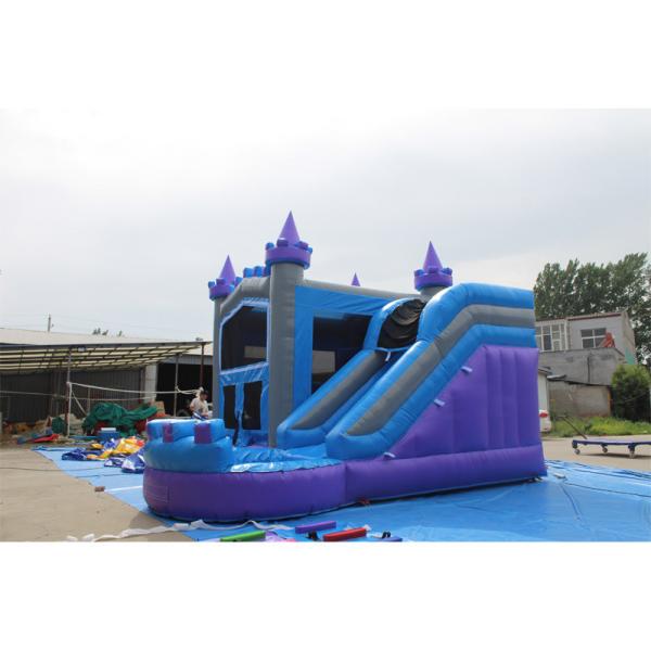 Quality Block Jumping Castle Inflatable Bouncy Castle Slide with Customized Color Combinations for sale