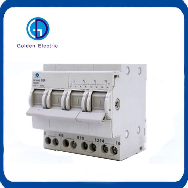 Quality DIN Rail Mounted Modular Manual Transfer Switch 4P 32A with Dual Output for sale