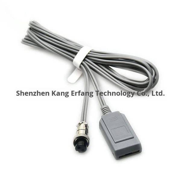Quality Two-Hole Medical Electrosurgical Negative Electrode Plate Connection Cable Alcohol Disinfection 3M Model KK5-1029 Medical for sale