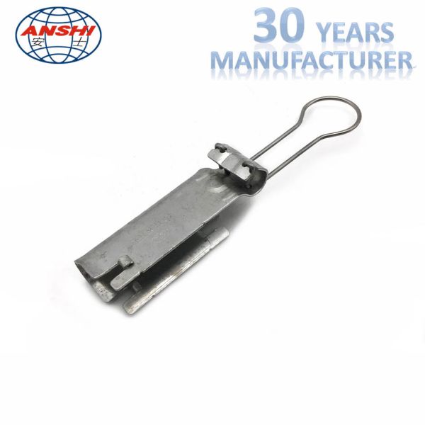 Quality FTTH Distribution Fiber Cable Accessories S Type Stainless Steel Fasteners Dead for sale