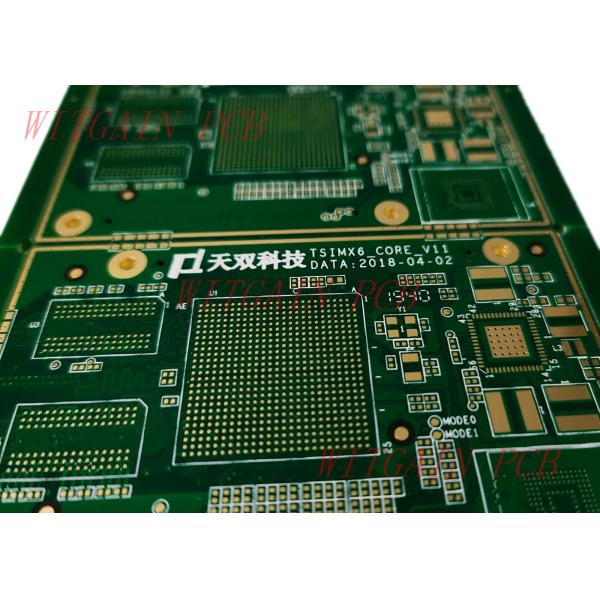 Quality 6 Layer PCB Printed Circuit Board 1.6MM Green Solder Mask ENIG 91mm*84mm for sale