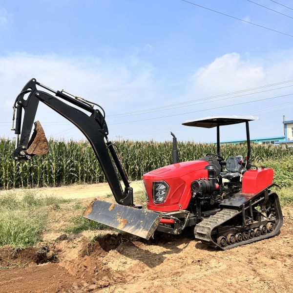 Quality Farming 80HP Crawler Tractor Loader Various Agricultural Tools for sale