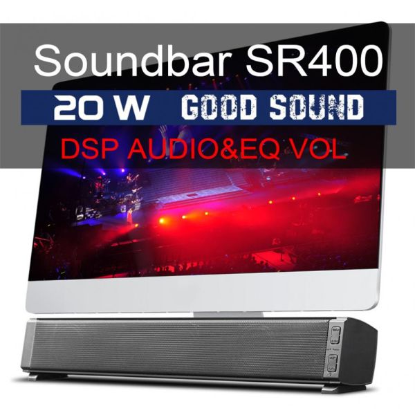 Quality Sleek Design 2.0 Channel Mini Soundbar TF Input Bluetooth PC Soundbar for sale