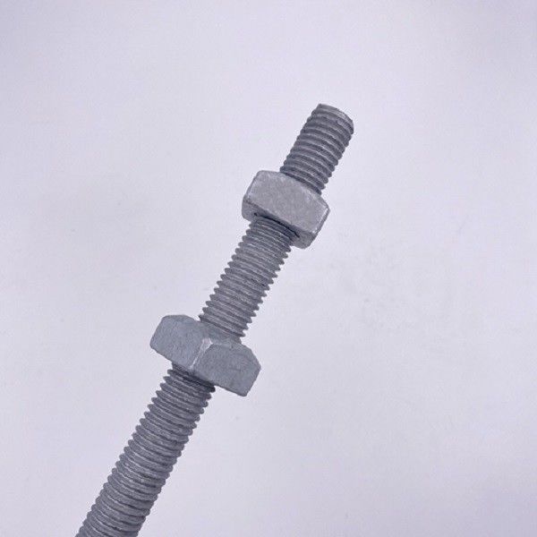 Quality 1/2" Electric Power Fittings HDG Forged Double Armign Bolts for sale