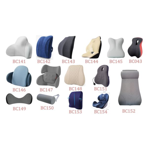 Quality Memory Foam Filling Square Back Support Pillow for Office Chair Ergonomic Design for sale