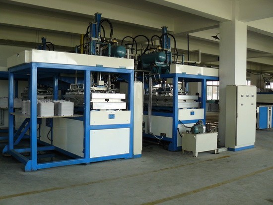 Quality Custom Bagasse Plate Manufacturing Machine , Take Away Pack Making Machine for sale