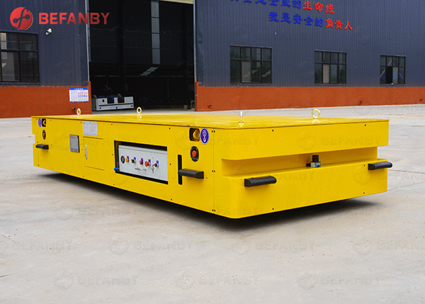 Quality Q235 Agv Intelligent 15t Trackless Flatbed Trolley for sale