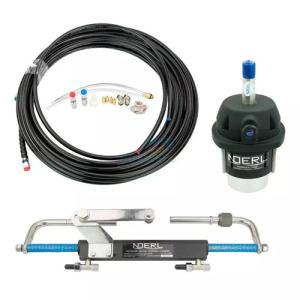 Quality 300HP Zinc Alloy Yacht Engine Outboard Steering System 17FT Cable for sale
