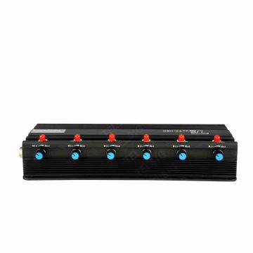Quality Libraries / Museum Rf Frequency Jammer , 6 Antenna Cell Phone Signal Blocker for sale