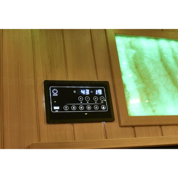 Quality Far Infrared Indoor Sauna Room Wood Dry Steam 1800x1500x2000mm for sale
