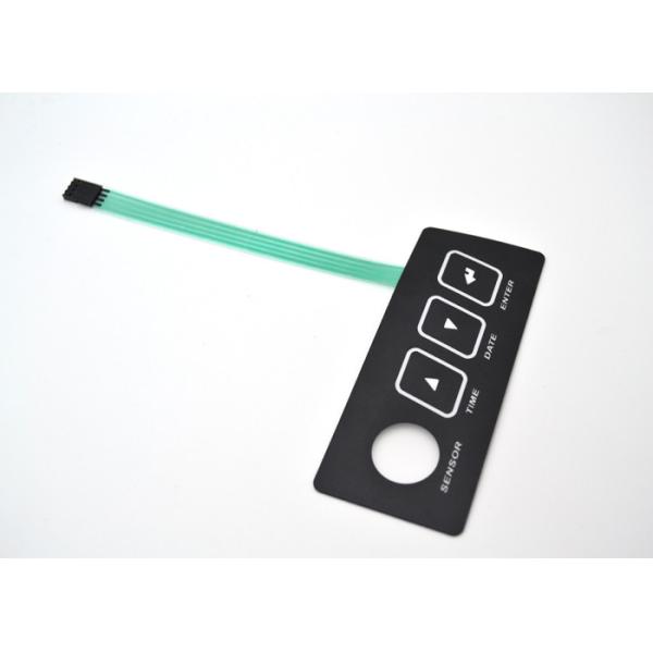 Quality Professional Three Buttons Tactile Membrane Switch / Custom Membrane Keyboard for sale