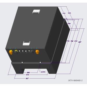 Quality Robust 48V 460AH Forklift Lithium Ion Battery Fast Charging Deep-Cycle Long for sale