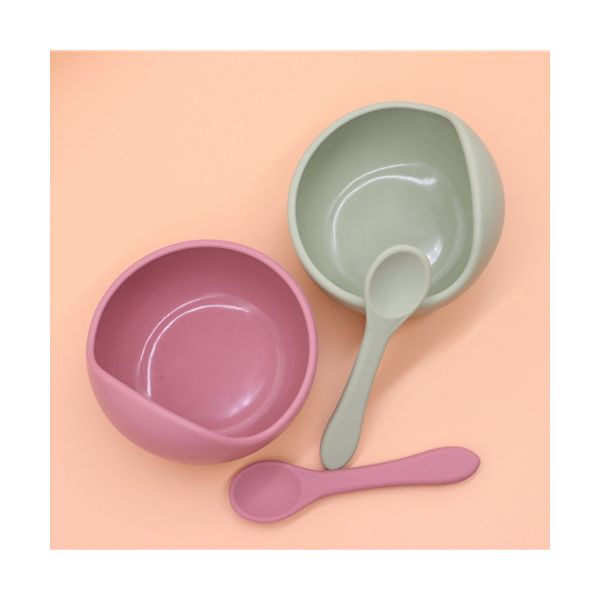 Quality Microwave Baby Silicone Bowls Sustainable Safety BPA Free Eco Friendly for sale
