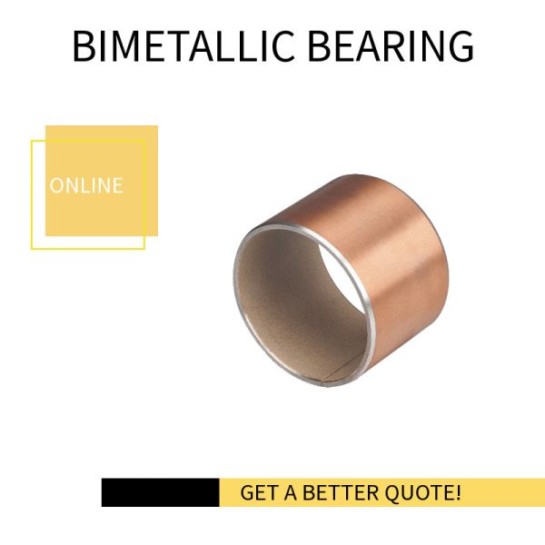 Quality Bimetallic Bearing Bronze Metric Cylindrical Bushes for sale