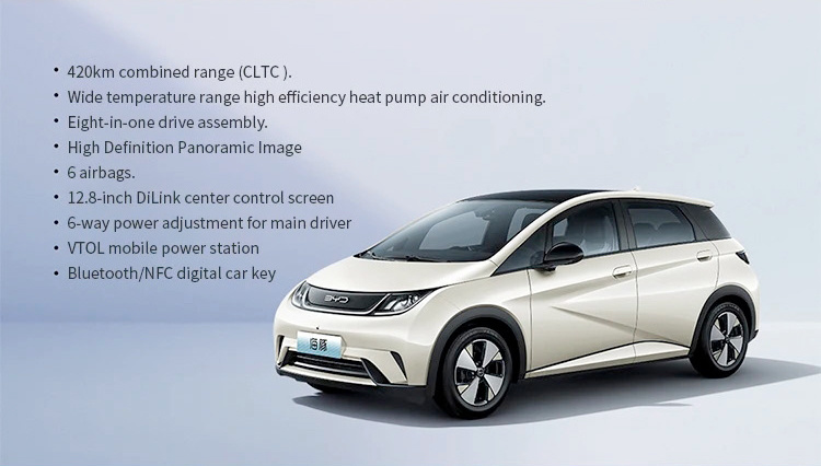 Made in China High Speed Smart 5 Seat Pure Electric Car Byd Dolphin EV Flagship New Electric Vehicle
