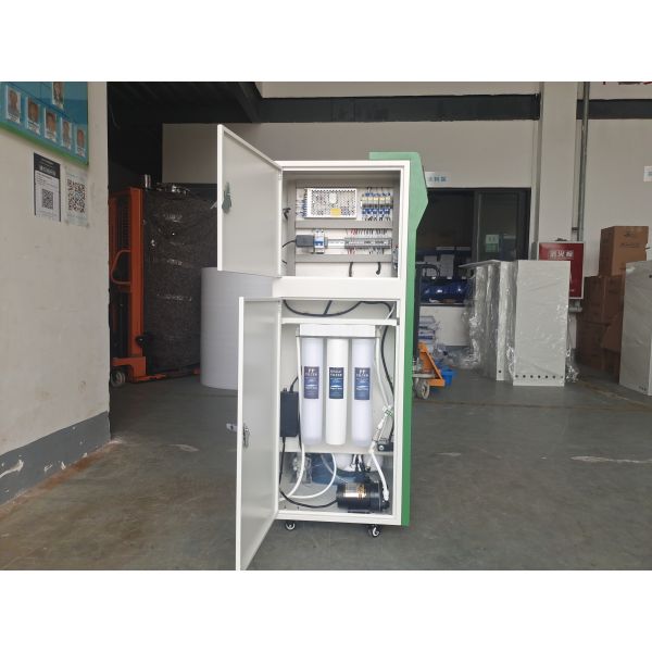 Quality 150LPH Single Pass RO System Water Making Equipment PLC Controled for sale
