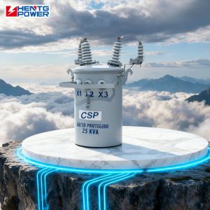 Quality 25kVA Single Phase Pole Mounted Transformer 13.8kV/240V for Overhead Distributio for sale