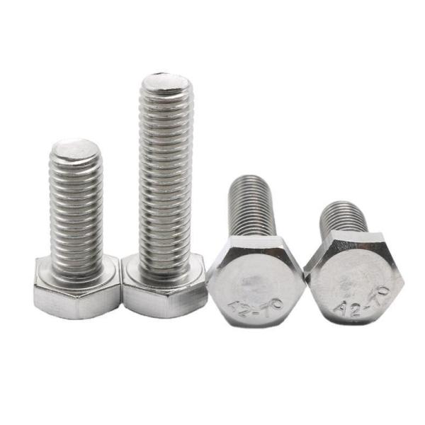 Quality M4 M5 M6 M8 M10 Stainless Steel A2 Hex Drive Bolts Din933 for Solar System for sale
