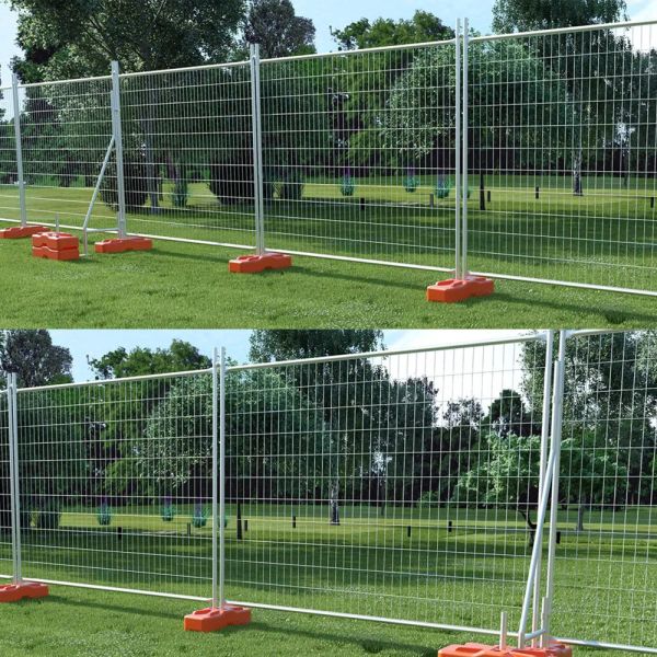 Quality 3mm 5mm Wire Temporary Fence Panels Galvanized Portable Chain Link Fence for sale