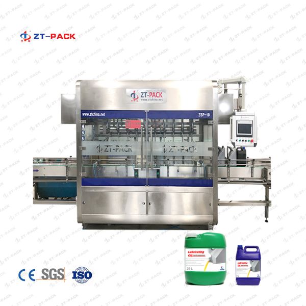 Quality 0.8mpa Automatic Lubricant Oil Filling Machine 100ml 2.2kw Viscous Filling Line for sale