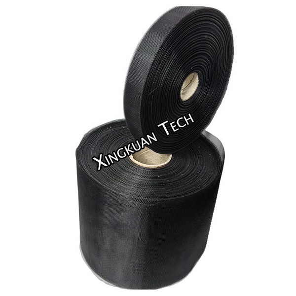 Quality Black Epoxy Coating Long Lifetime Supporting Wire Mesh Screen Fabric Filter for sale