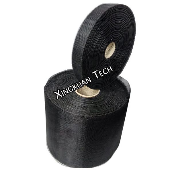 Quality Black Epoxy Coating Long Lifetime Supporting Wire Mesh Screen Fabric Filter Element Use for sale