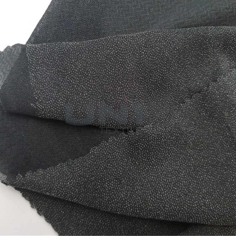 Quality 100D * 100D Stretch Garments Fusible Interlining Fabrics Circular Knit C1022WN for sale