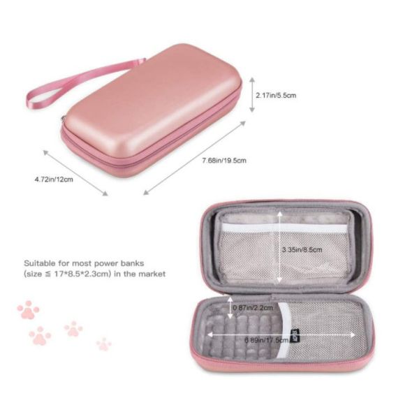 Quality 4.9 ounces Power Bank Carrying Case , Shockproof Eva Protective Case for sale