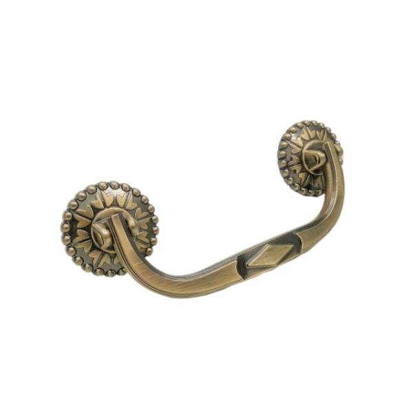 Quality Brass Finish Wooden Coffin Fittings 19*7cm for sale