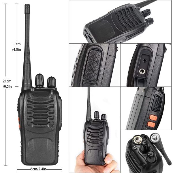 Quality 99 Storage Channel BF-888S Dual Band Two Way Radio Walkie Talkie for Kids Mobile for sale