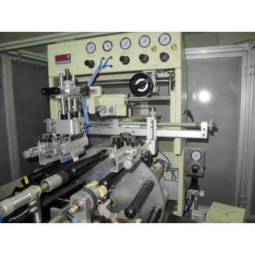 Quality Automatic 6bar 50pcs/Min Tube Screen Printing Machine For Bottle for sale