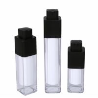 Quality 20ml 30ml 50ml Airless Acrylic Lotion Bottle with Airless Pump and Screen for sale
