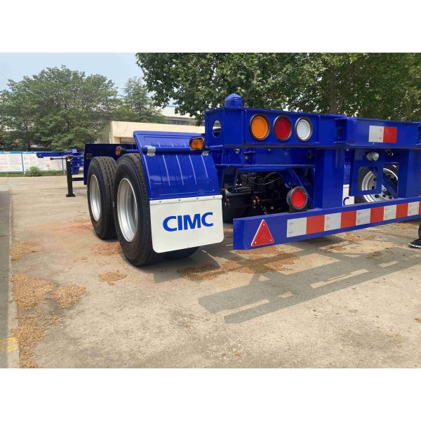 Quality CIMC 3 Axle / 2axle 20FT / 40ft Container Skeleton Semi Trailer for sale