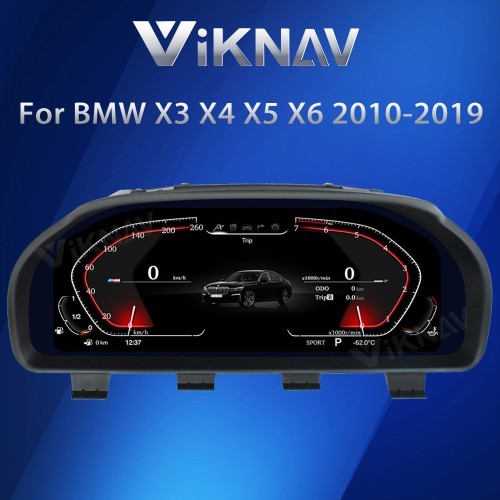 Quality VIKNAV 12.3 ” Digital Instrument Cluster For BMW X3/X4/X5/X6 2010-2019 for sale
