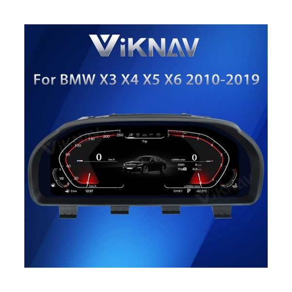 Quality VIKNAV 12.3 ” Digital Instrument Cluster For BMW X3/X4/X5/X6 2010-2019 for sale