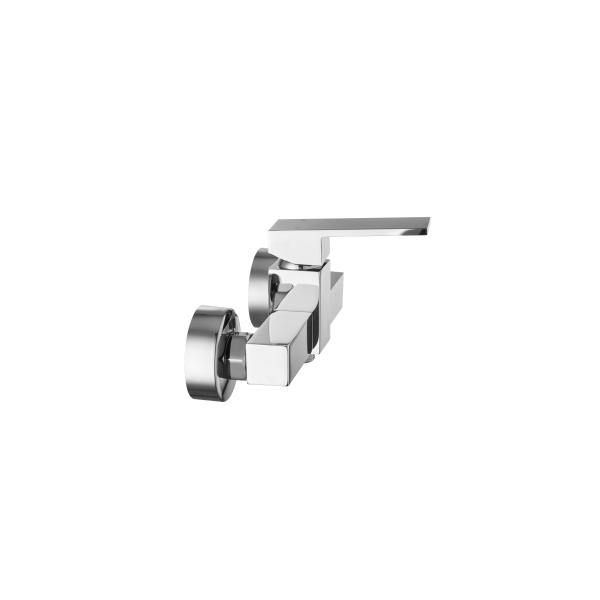 Quality Polished Brass Wall Mounted Shower Mixer Taps For Bathroom for sale