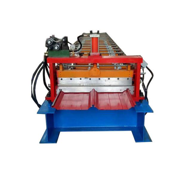Quality Self Locked Standing Seam Metal Roof Roll Former Coil Width 1000mm Power 7.5KW for sale