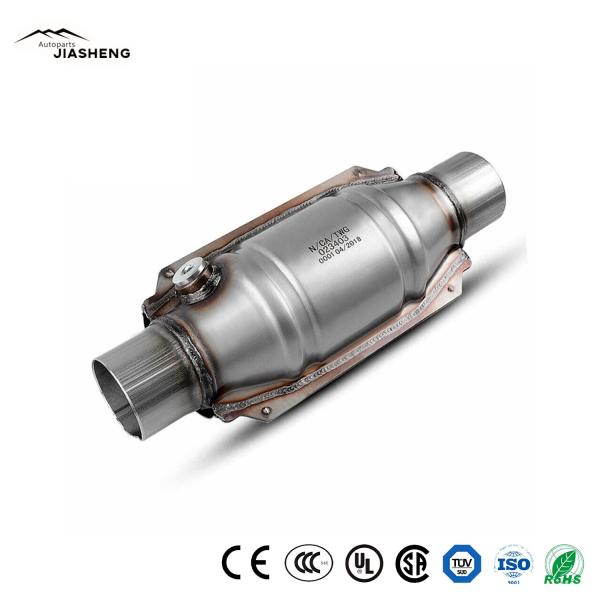 Quality Universal 2.25" Inlet/Outlet High Quality Stainless Steel Auto Catalytic for sale
