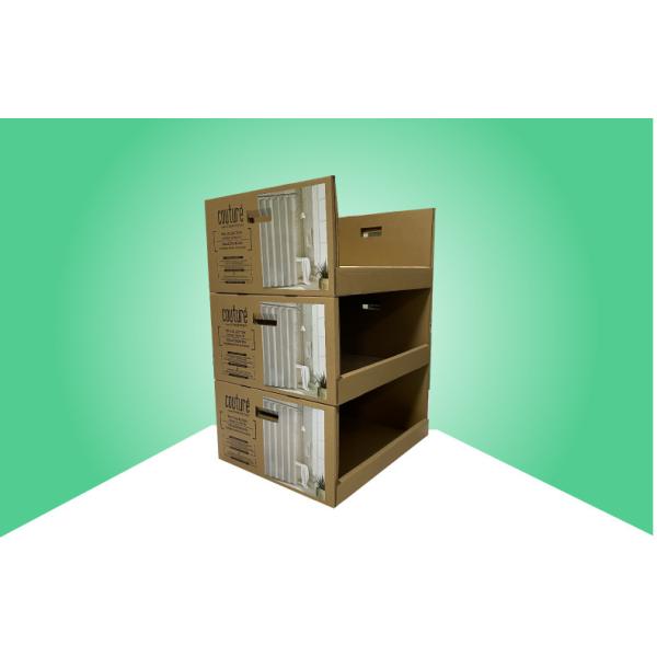 Quality Costco Double Wall PDQ Display Trays For Heavy Curtain Stack-up 16 Trays into for sale