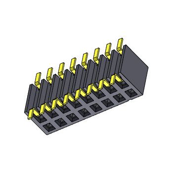 Quality 2.00mm Pin Header Connectors Dual Row Side Entry SMT TYPE 2*2PIN To 2*25PIN for sale